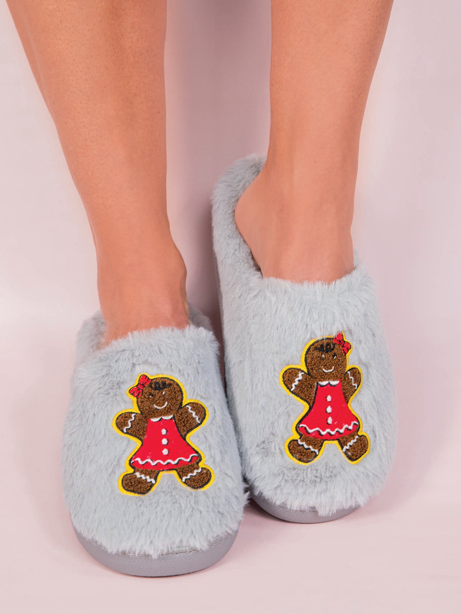 Simply Southern Gingerbread Cookie Christmas Slippers – Victoria's Rose ...