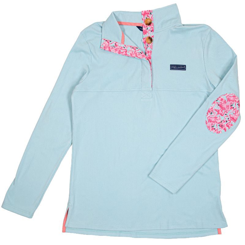 Simply Southern Blue Pullover Flamingos – Victoria's Rose Smithfield